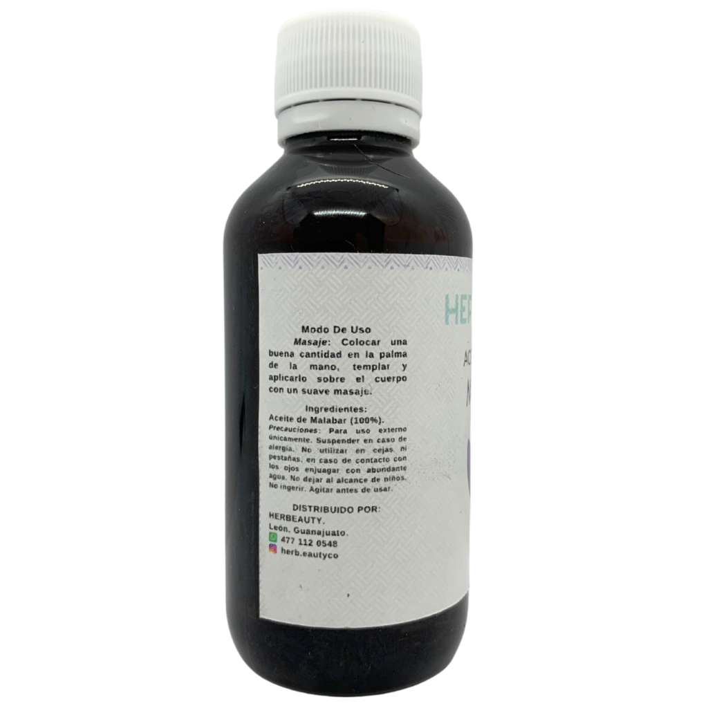 Aceite de Malabar | HERBEAUTY | 125 ml | Para Aliviar Tu Dolor ...